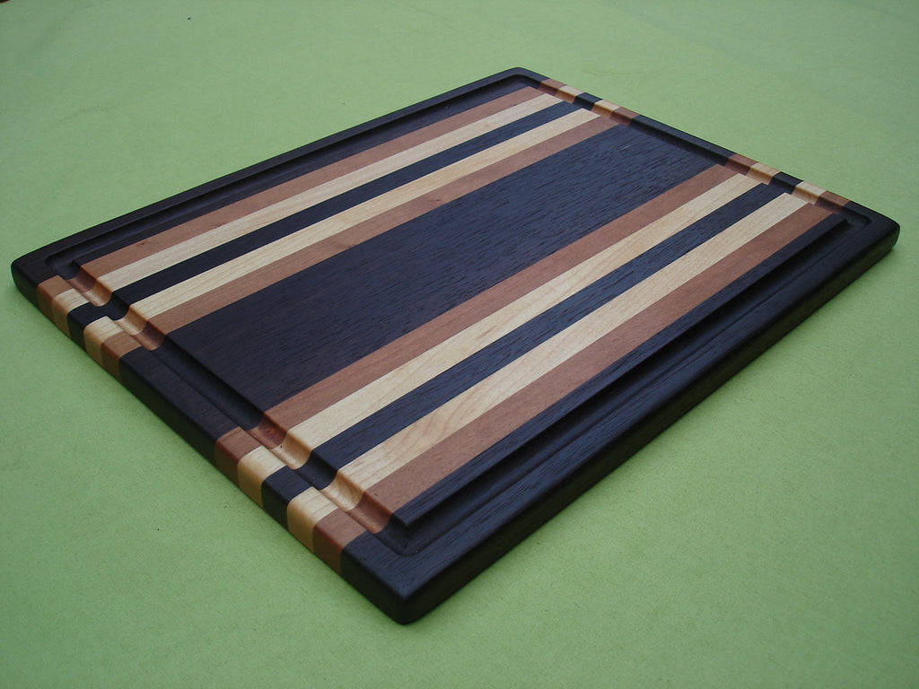 Manhattan Series Extra-Large Cutting Board - Walnut, Cherry & Maple ...